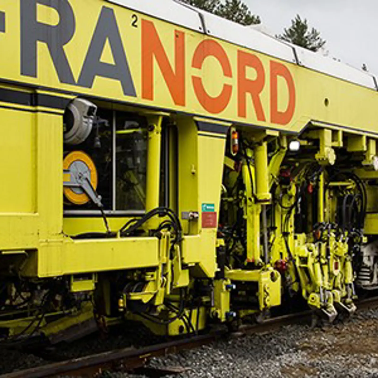 Infranord maskin - Spårriktning